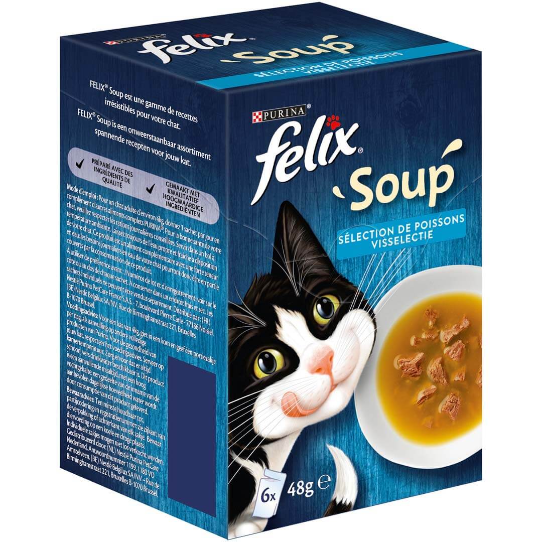 Felix® kattensoep met vis | Purina® Felix® Soup