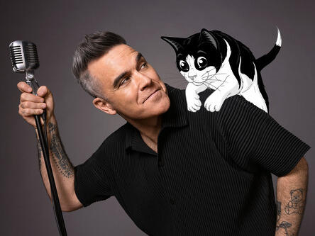 Un Chat'cré Duo: interview de Robbie Williams | Purina BE