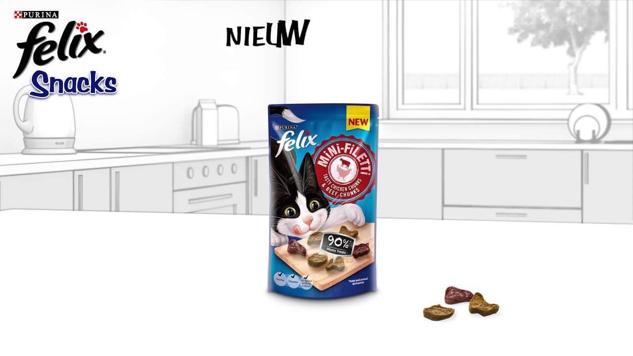 FELIX® Onweerstaanbare kattenvoeding en snoepjes